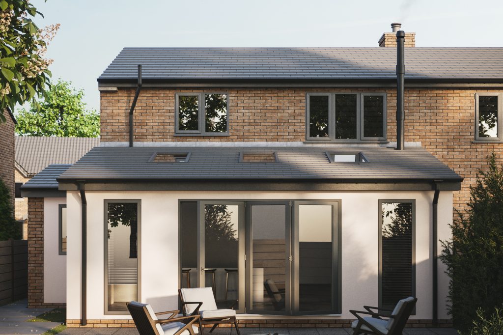 Single Storey Rear and Side Extension - Draw Plan